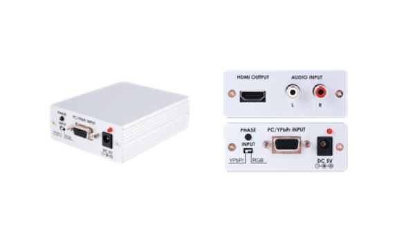 CP-1261HS ビデオコンバーター (VGA/コンポーネント → HDMI)