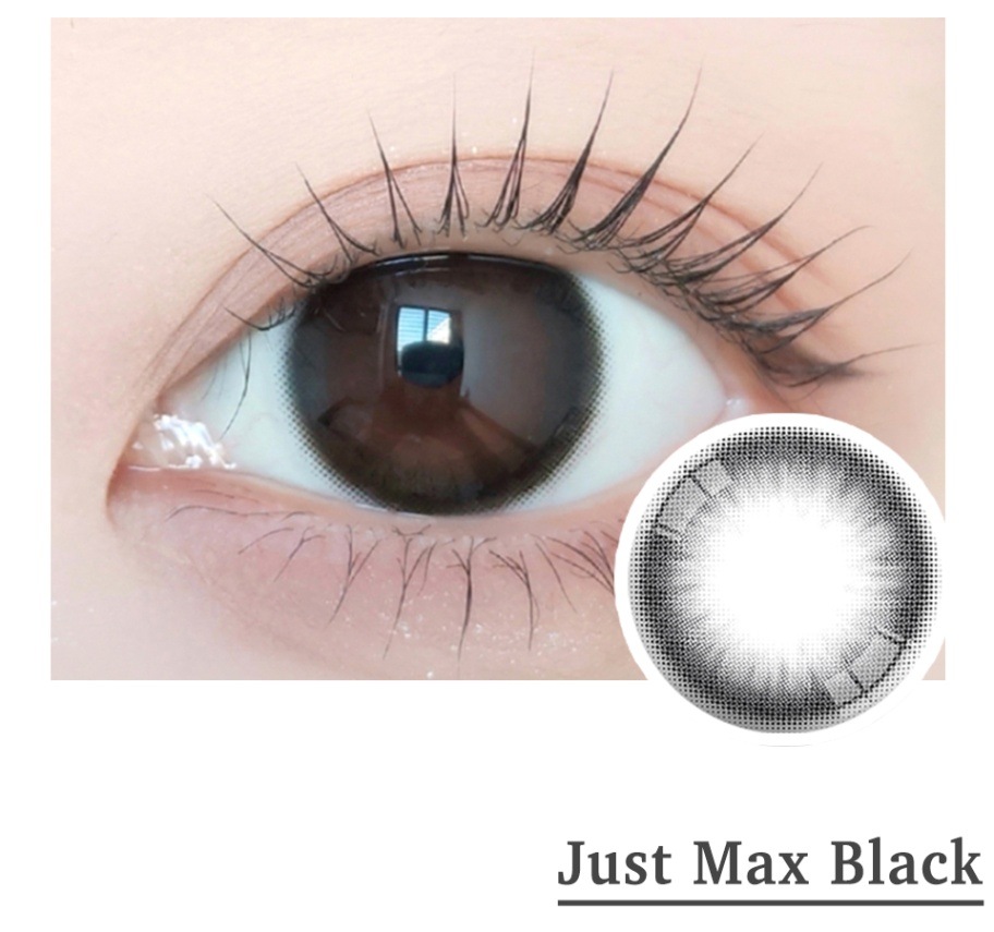 【度あり・度なし】 JUSTMAXブラック（1ヶ月）