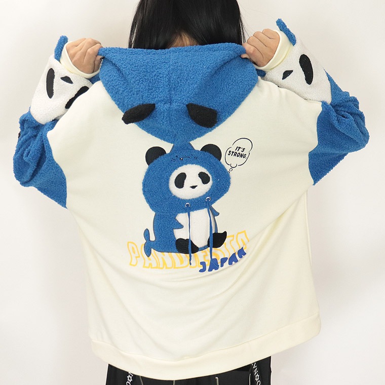 \数量限定15％OFF／【PANDIESTA JAPAN】シャークぱんだ袖BIGシルエットパーカー | 店舗から探す,1号店 | lax ...
