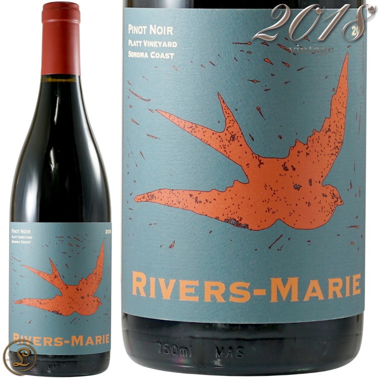 2018 ピノ ノワール プラット ヴィンヤード ソノマ コースト リヴァース マリー 正規品 赤ワイン 辛口 750ml Rivers ...