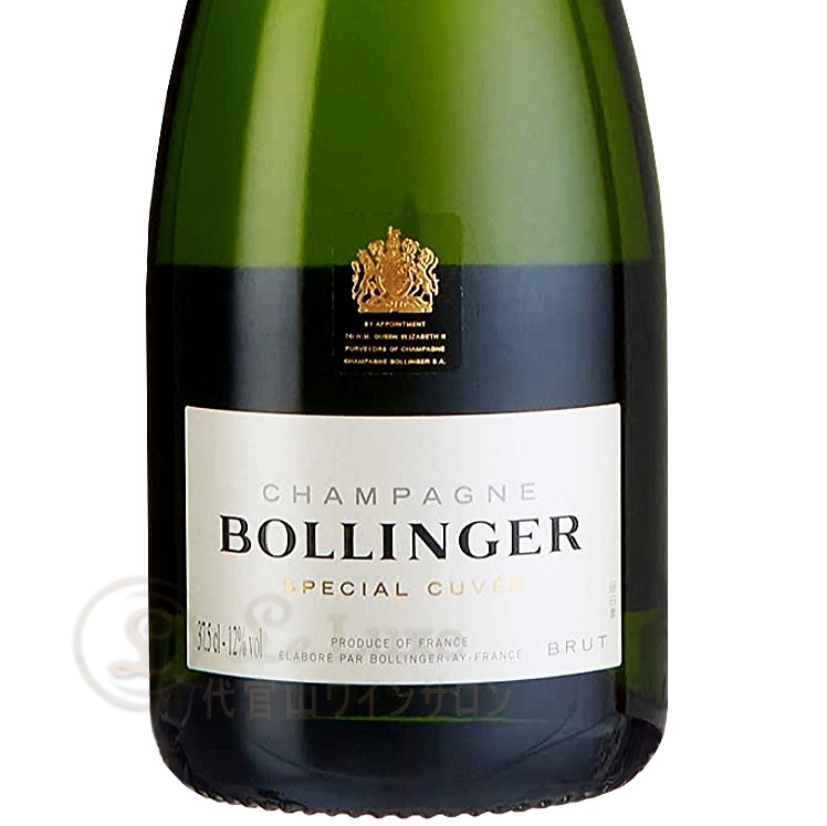 NV スペシャル キュヴェ ハーフ サイズ ボランジェ 正規品 シャンパン 辛口 白 375ml Bollinger Special Cuvee Half Demi ※こちらは箱無しタイプです ...