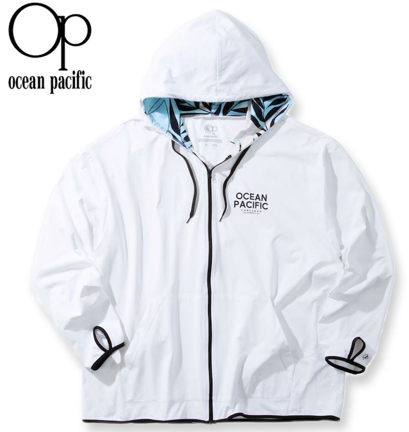 大きいサイズ OCEAN PACIFIC PEARTEX UV 長袖 フルジップパーカー ラッシュガード ホワイト 3L 4L 5L 6L 8L 送料無料 | アイテムで選ぶ,長袖トップス ...