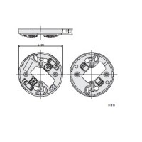 ライコムオンラインショップ ホーチキ（自火報防災システム）,感知器,感知器ベース 【20%OFF】ホーチキ YBS-R/1 感知器ベース（移報なし）