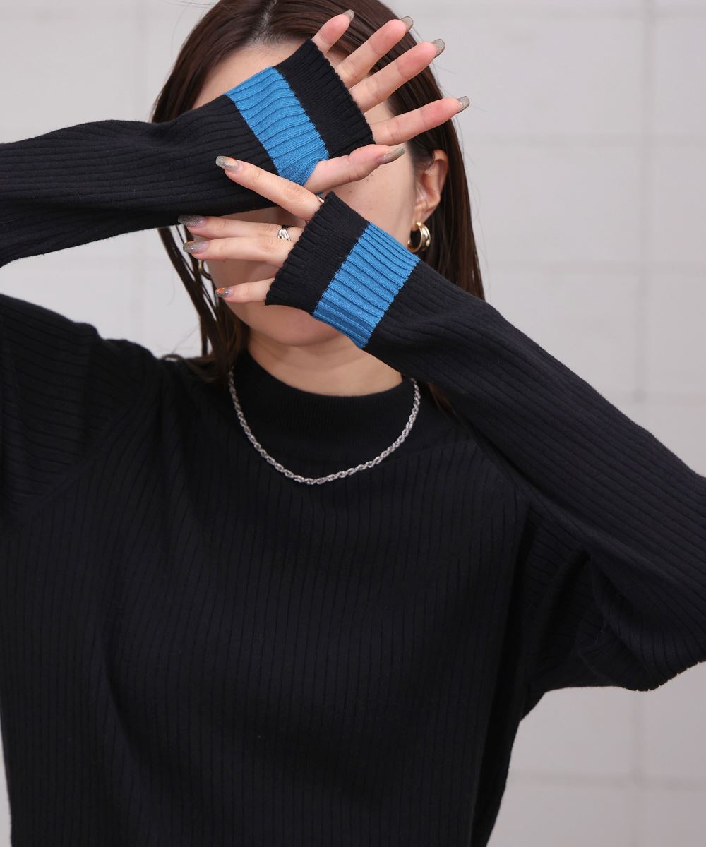 Bab/バブ | 袖ラインベーシックリブニット【5510172】【仕入れ・卸】ジェイエーシートレーディング公式通販