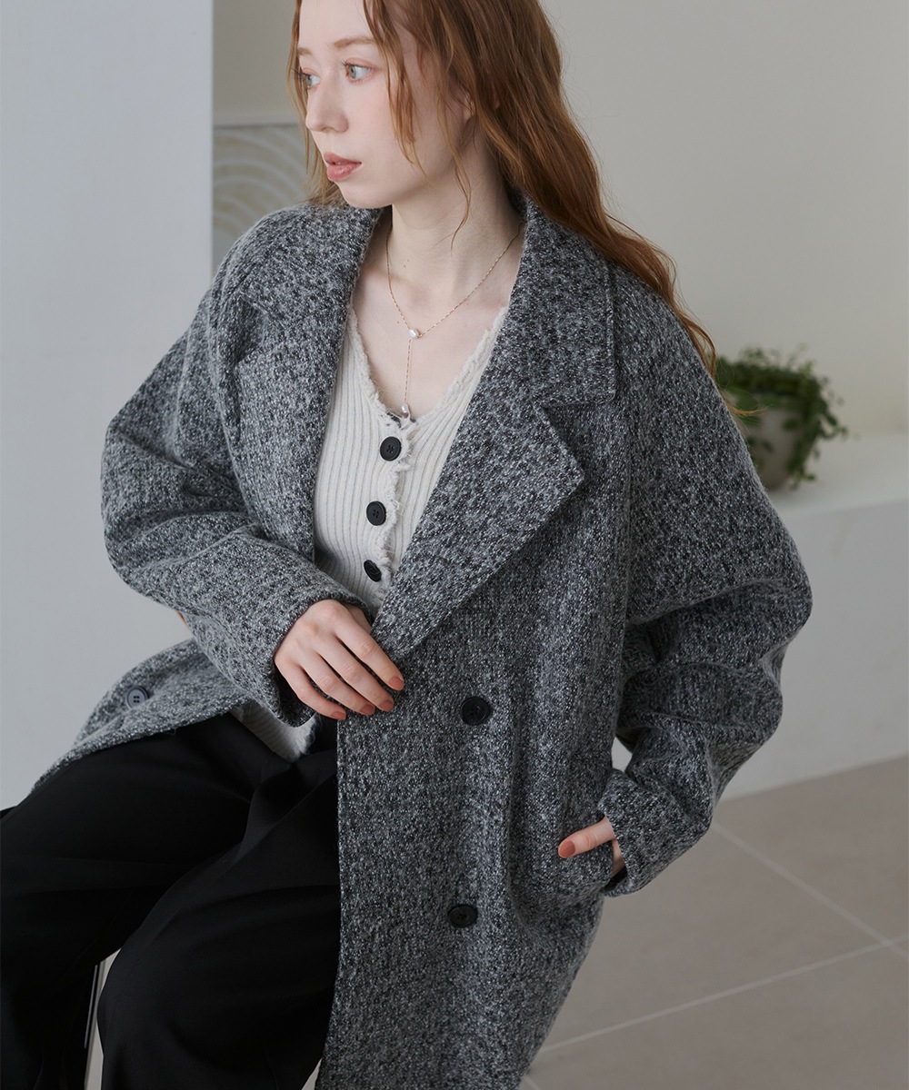 Bab/バブ|スリーブデザインハーフ丈コート【5540162】【仕入れ・卸