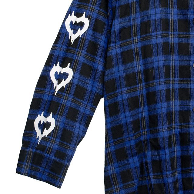 クレイジーベア チェックシャツ【BLUE CHECK】｜LISTEN FLAVOR