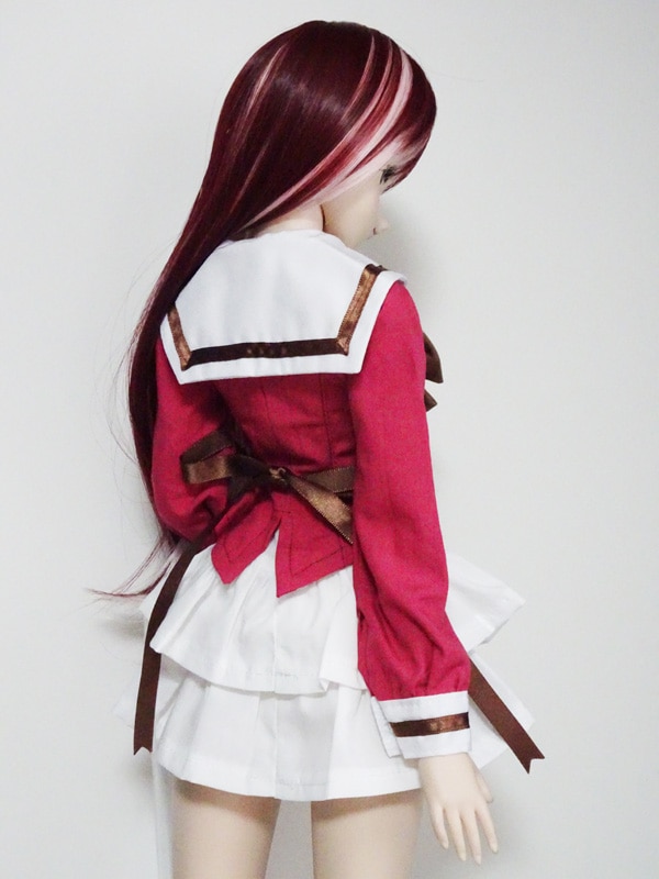 Dds Dd S M Azo2 長月学園セーラー服 2段スカート ローズ セールコーナー(非表示) 60cm Dd スマートドール