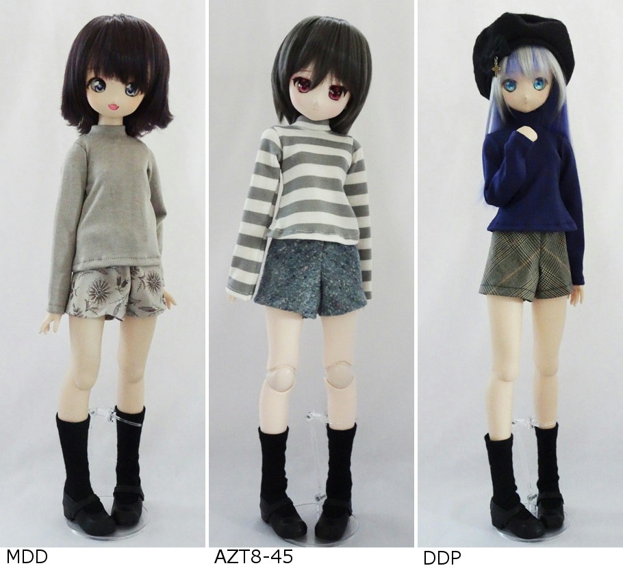 【単品】MDD/アゾン45/DDP/オビツ50 フレアパンツ/綿（テディベア） | 【40～50cm】単品商品,ボトムス（スカート/パンツetc）,パンツ/キュロット（ショート丈 ...