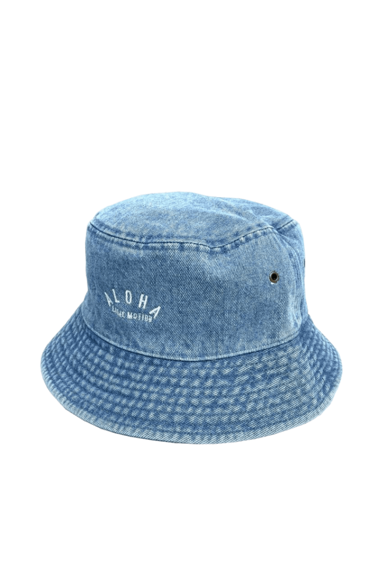 【公式通販サイト】ローカルモーション Local Motion|ALOHA ENB DENIM BUCKET HAT 【公式通販サイト】ローカルモーション Local Motion|ALOHA ENB DENIM BUCKET HAT