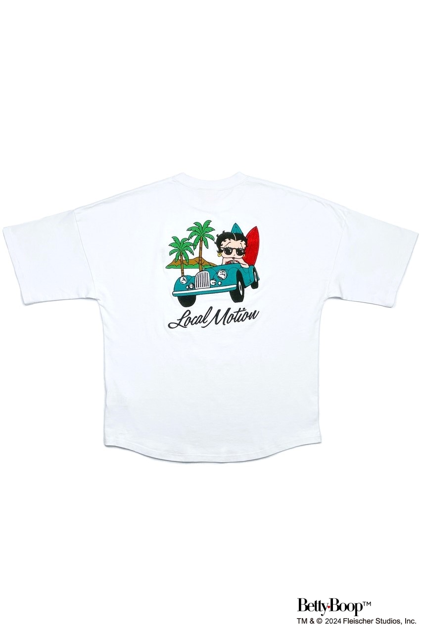 【公式通販サイト】ローカルモーション Local Motion|LOCAL MOTION BETTY SAGARA STITCH TEE 【公式通販サイト】ローカルモーション Local Motion|LOCAL MOTION BETTY SAGARA STITCH TEE