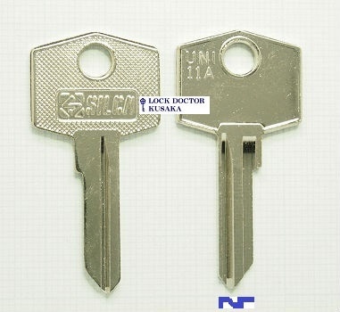 UNI11A-SILCA UNION ユニオン ブランクキー スペアキー作成 合鍵作成 | SILCA | ロックドクターオンラインショップ