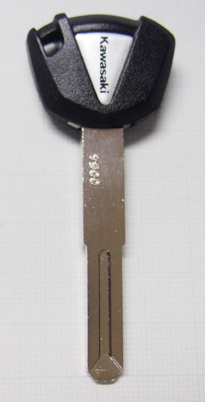 KAW28-GN カワサキ純正合鍵作成 スペアキー作成 ニンジャ400、Z400、内溝キー、27008-0662 | 国産バイクの合鍵 ...