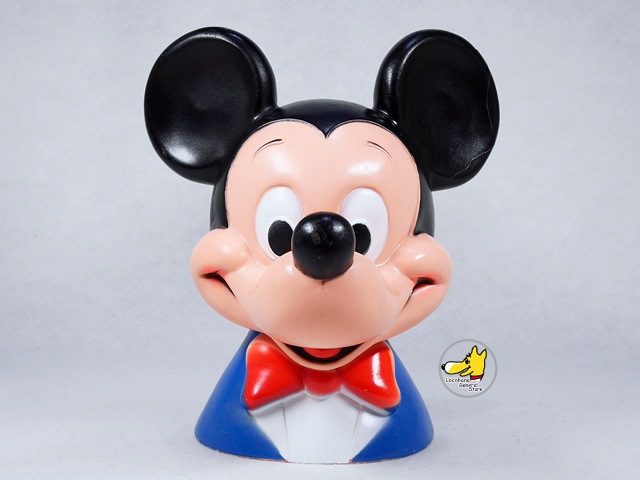 ビンテージ Play Pal Plastic '70s ディズニー Mickey Mouse プラスチック フェイス バンク | ビンテージ ...