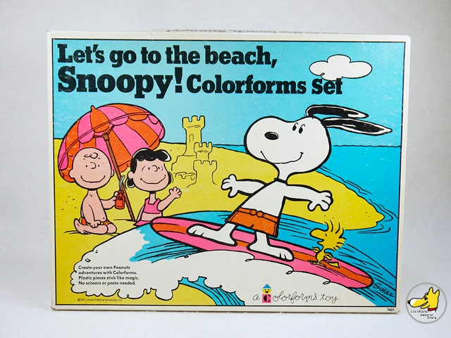 ビンテージ Color Forms '73 スヌーピー “Let's Go To The Beach, Snoopy Color Form ...