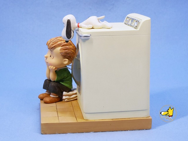 Hallmark 2010 スヌーピー フィギュア Snoopy＆Linus Washing Machine Globe | ビンテージ ...