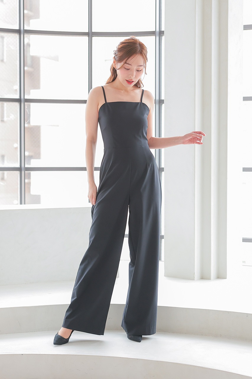 レースレイヤード2WAYパンツドレス CF030BK ｜パーティードレス・結婚式ワンピースの通販CLASSY AND FABULOUS