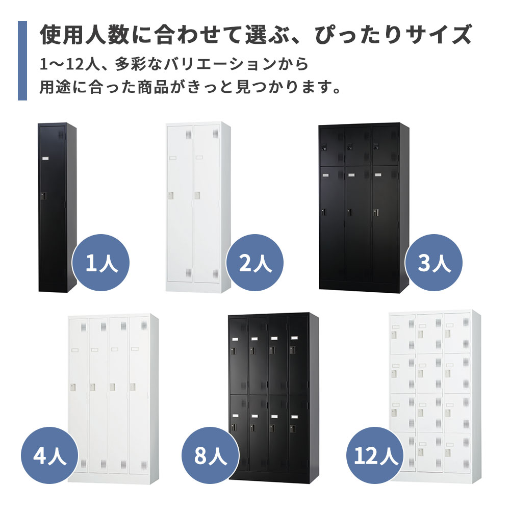 【設置無料】 ロッカー 3人用 ダイヤル錠 マットブラック スチールロッカー 更衣ロッカー オフィス収納 更衣室 おしゃれ 鍵付き 日本製 業務用 黒 TLK-D3N-MB（商品番号：43 ...