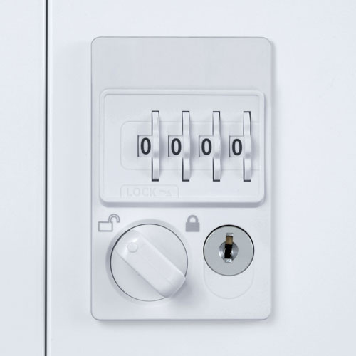 ロッカー 6人用 ダイヤル錠 ホワイト 更衣ロッカー SLDW-6-D（商品番号：ssldw-6-d）の通販 | オフィス家具通販サイトのLOOKIT(ルキット)