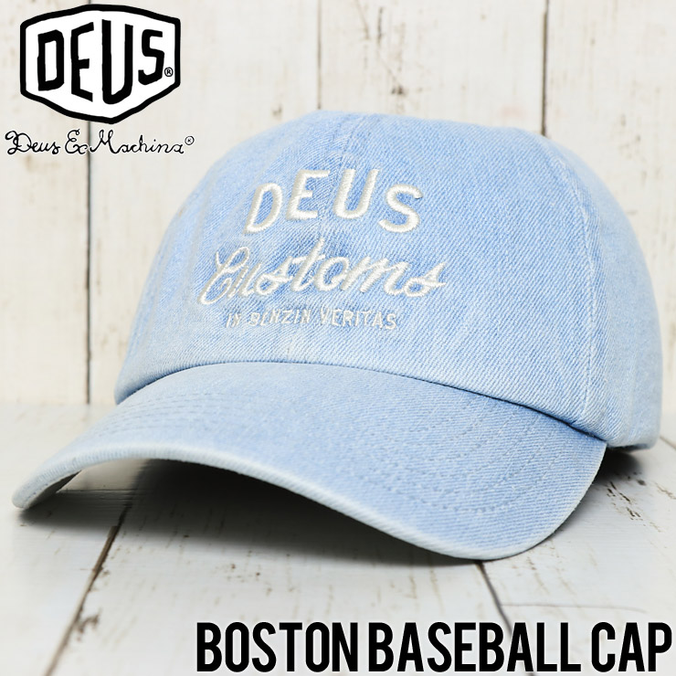 Deus Ex Machina デウスエクスマキナ BOSTON BASEBALL CAP ストラップバックキャップ DMP87080 ...