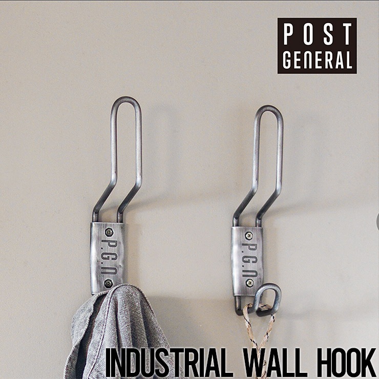 [クリックポスト対応] インダストリアル ウォールフック POST GENERAL ポストジェネラル INDUSTRIAL WALL HOOK ...