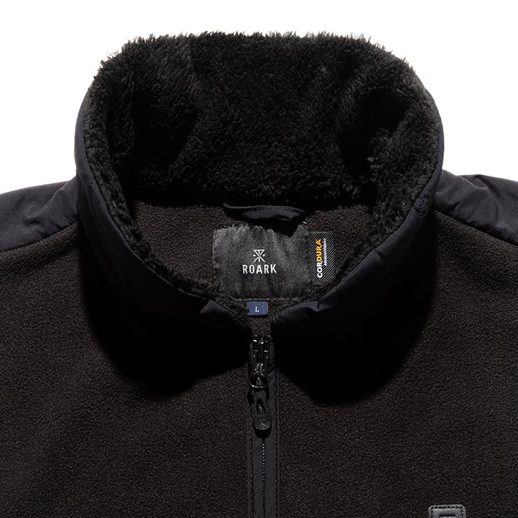 THE ROARK REVIVAL ロアークリバイバル GEN3 FLEECE VEST フリースベスト RJJ1163-BLK 日本代理店 ...
