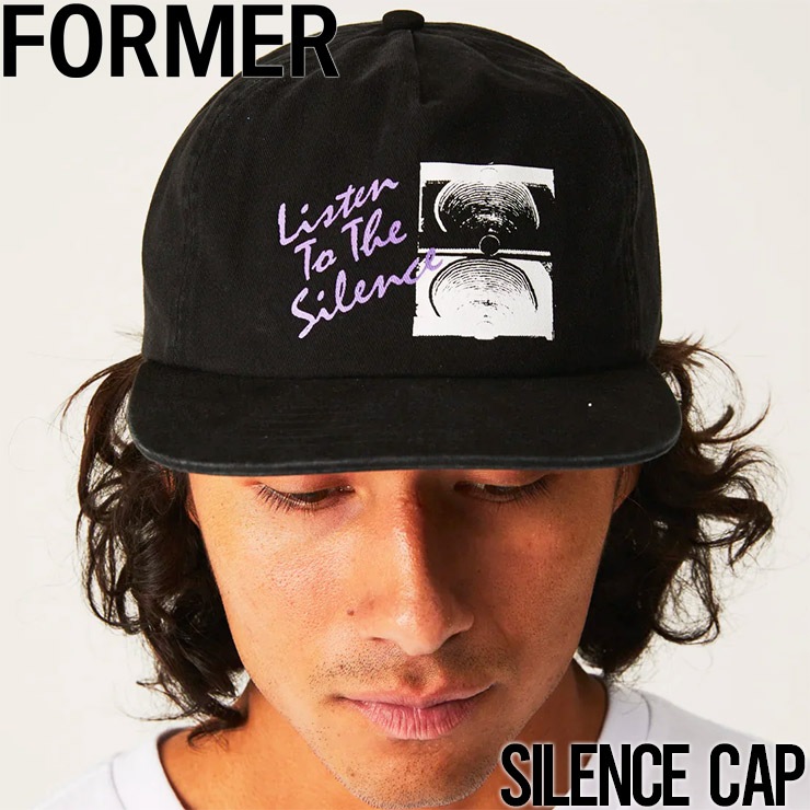 【送料無料】ストラップバックキャップ 帽子 FORMER フォーマー SILENCE CAP HW23201C1 | NEW ARRIVALS | LUG Lowrs ラグロワーズ