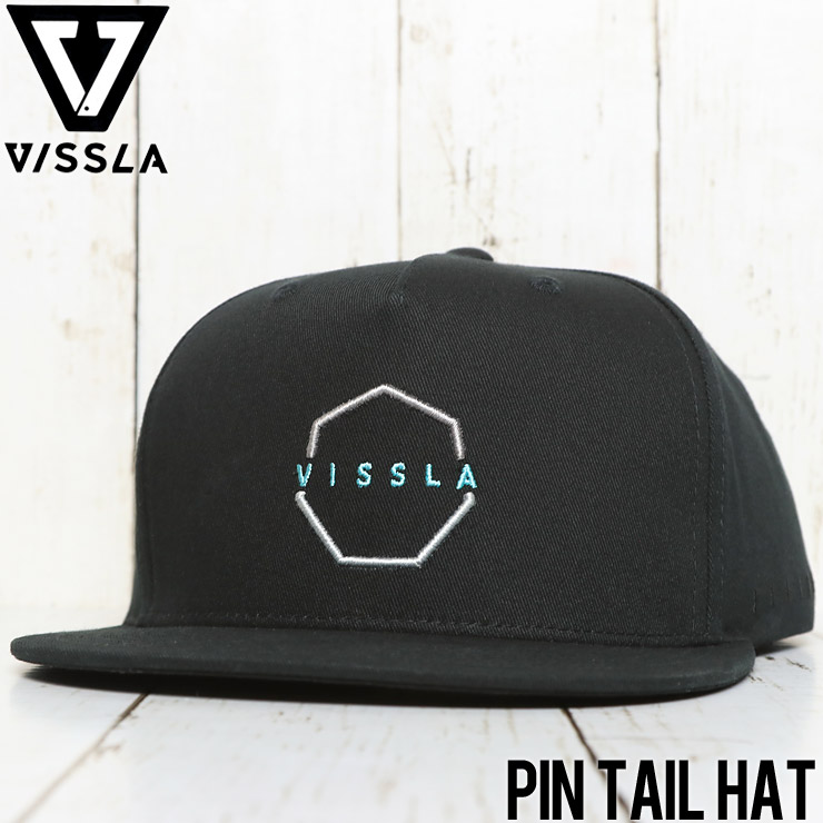 VISSLA ヴィスラ PIN TAIL HAT SNAPBACK CAP スナップバックキャップ MAHTGPIN BLK | BRAND ...