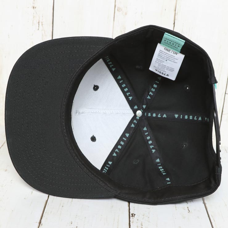 VISSLA ヴィスラ PIN TAIL HAT SNAPBACK CAP スナップバックキャップ MAHTGPIN BLK | BRAND ...