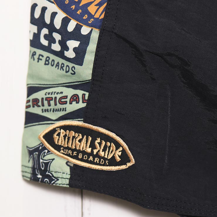 [クリックポスト対応] ボードショーツ サーフパンツ Critical Slide クリティカルスライド TCSS ティーシーエスエス THROWBACKS PANEL BOARDSHORTS ...