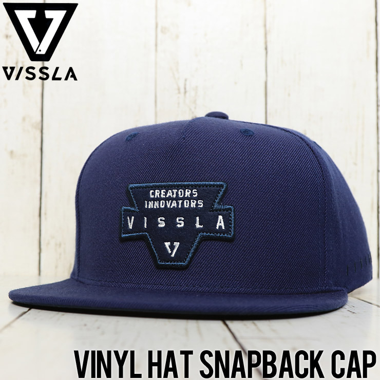 VISSLA ヴィスラ VINYL HAT SNAPBACK CAP スナップバックキャップ MAHTJVIN DNL | BRAND ...