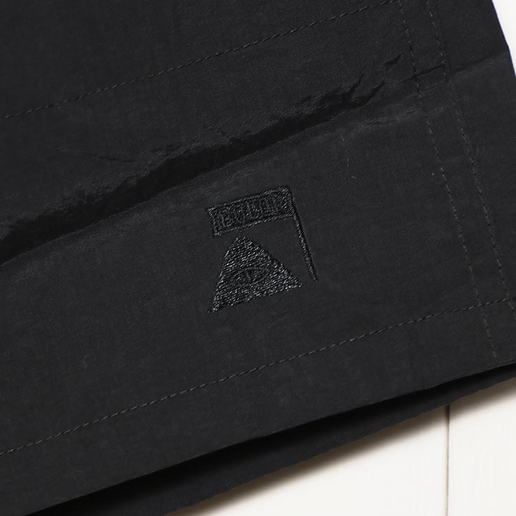 ハーフパンツ ショーツ POLeR ポーラー NYLON WIDE STUFF SHORTS 251MCV0019 BLK 日本代理店正規品 ...