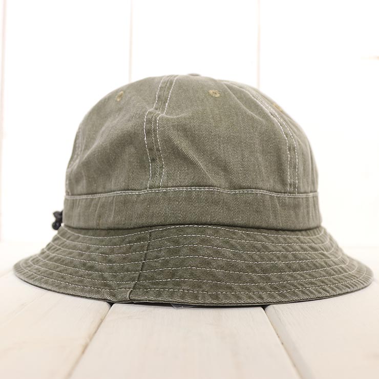 【送料無料】バケットハット 帽子 POLeR ポーラー WASHED BELL HAT 241MCV0258 OLIVE DENIM 日本代理店正規品 | NEW ARRIVALS | LUG ...