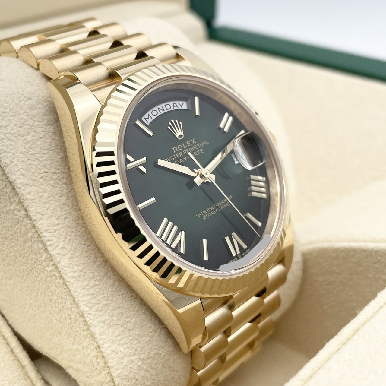 ロレックス デイデイト 228238 グリーンオンブレ プレジデントブレスレット 40mm - ブランド品専門店LUXARIA【東京銀座】