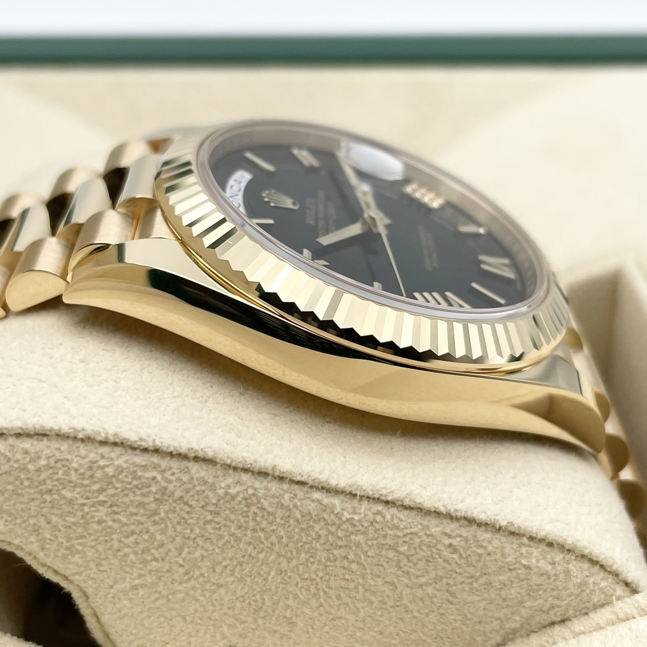 ロレックス デイデイト 228238 グリーンオンブレ プレジデントブレスレット 40mm - ブランド品専門店LUXARIA【東京銀座】