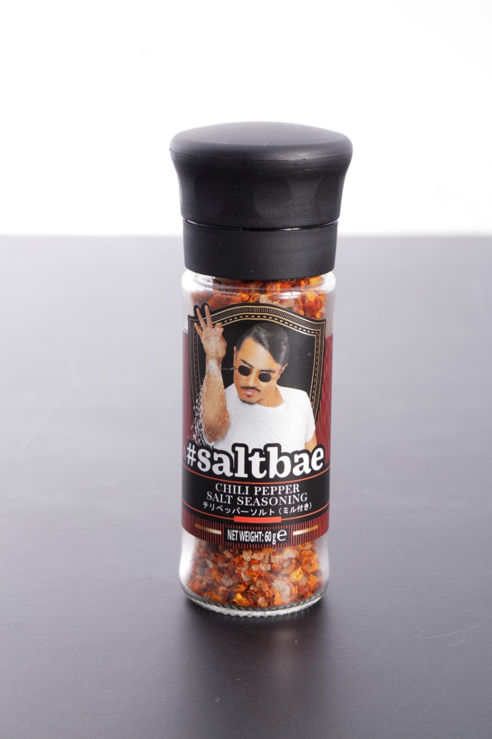 saltbae チリペッパー ソルト （ミル付き） | saltbae ソルトベイ | LUXY ONLINESHOP