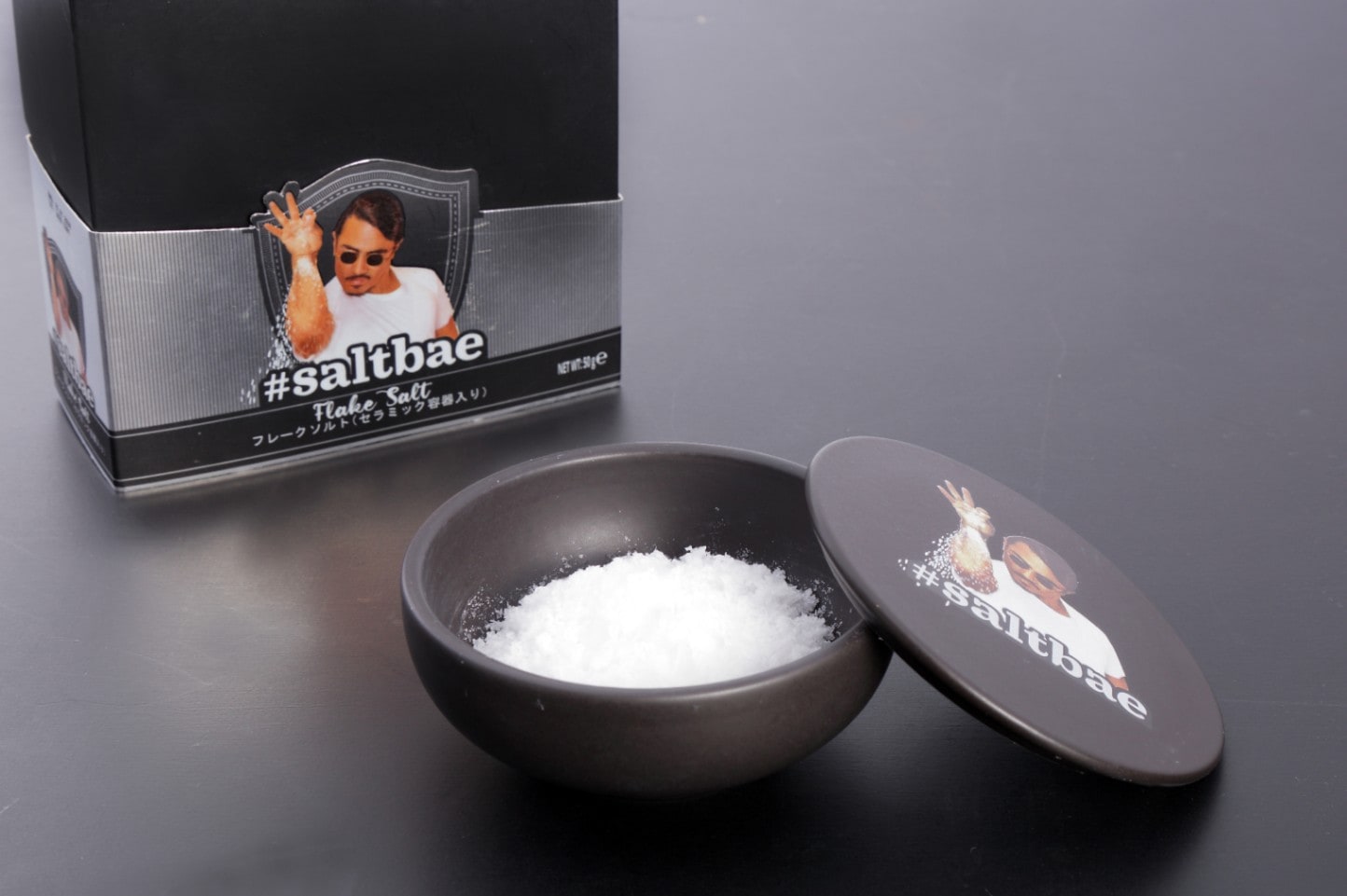 saltbae フレークソルト （セラミック容器入り） | saltbae ソルトベイ | LUXY ONLINESHOP