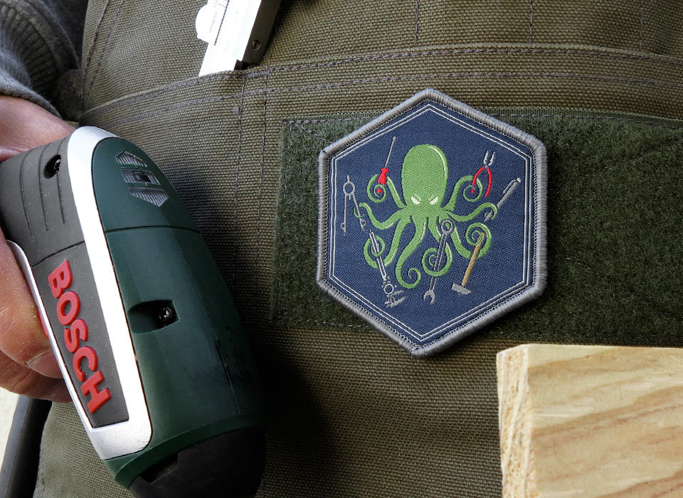 【ゆうパケット対象 】SPD DIY Kraken V2 LTD ED Woven Morale Patch | KINRYUオンラインストア