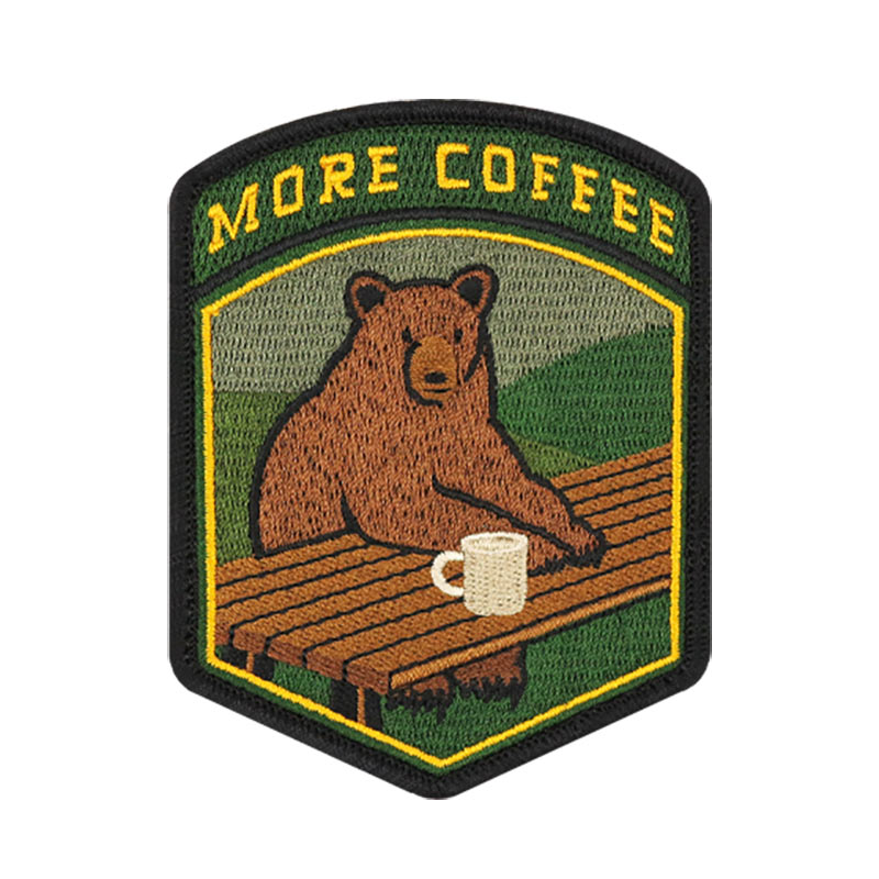 【ゆうパケット対象 】PDW More Coffee Bear Morale Patch | KINRYUオンラインストア
