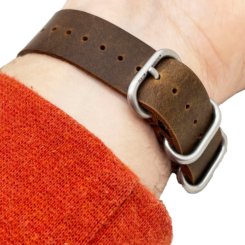 【Maratac マラタック】Leather ZULU 1 Piece Watch Straps | KINRYUオンラインストア