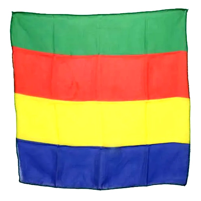 【45cmシルク】4色ストライプシルク / 18 Inch Silk (Fore Color Rectangle) | ステージ・サロン ...