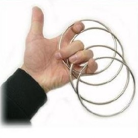Linking Rings 4" - 4 Ring Set, Metal | ステージ（マニピュレーション） | マジックショップ マジックファンタジア