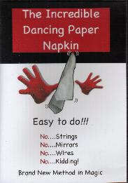 The Incredible Dancing Paper Napkin DVD | DVD（海外）,サロン・ステージ | マジックショップ ...