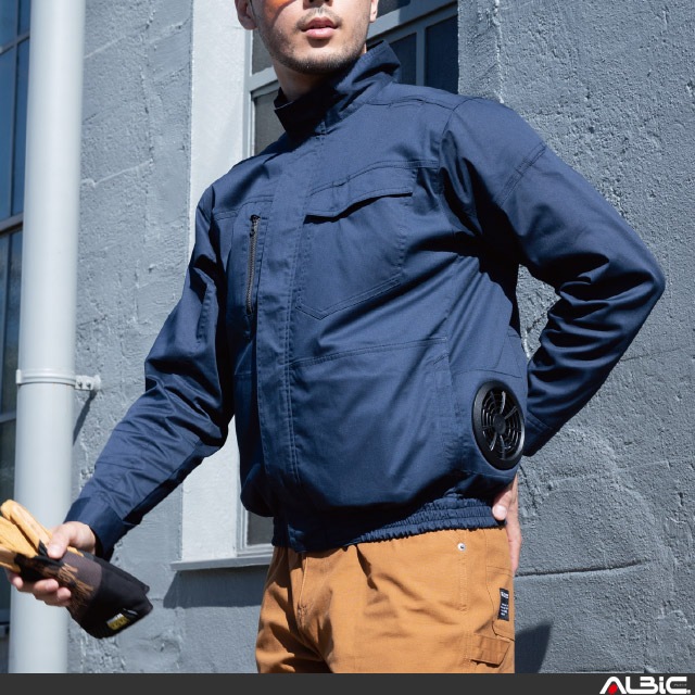 エアーセンサーハーネス対応長袖ブルゾン258861-KBS250(20V)セット｜ユニフォームステーション