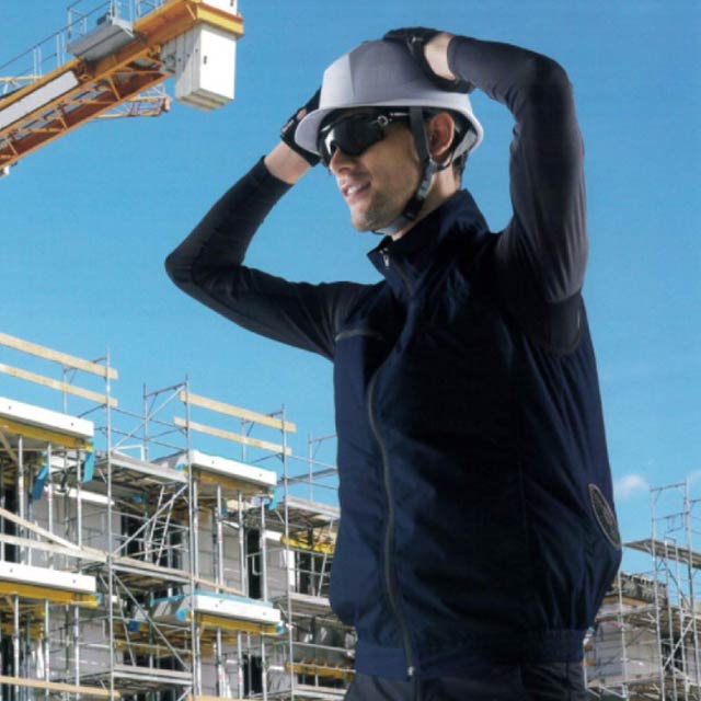 機能性と着廻しが両立した便利な空調服®ベスト BF984 フルセット