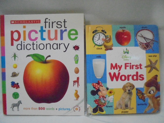 h5342(D3)Disney baby My First Words ＆ Scholastic First Picture Dictionary 幼児英語教3 | すべての商品 | 中古幼児 ...