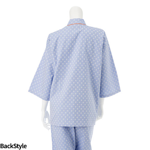 患者衣 じんべい型 検診衣 ナガイレーベン RG-1451 病衣 入院着 患者着 半端袖 メンズ レディース じんべい 甚平 パジャマ 検査 検診 健康診断 入院 患者 院内着 病院 綿 介護 ...