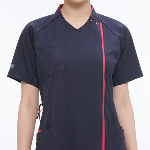 女子スクラブ 白衣 半袖 RF-5182 レディース 女性用 ナガイレーベン Naway 医者 看護師 ナース ナース服 研修医 医療 人気 ...