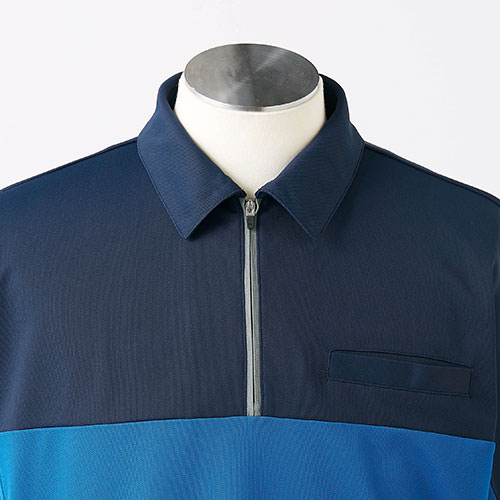 ポロシャツ 半袖 72 -480 ～ -483 住商モンブラン シャツ 介護服 メンズ レディース 男女兼用 介護 事務 実習 制服 ユニフォーム 介護士 ヘルパー 介護施設 速乾 ポケット ...