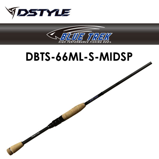 DSTYLE ブルートレック DBTS-66ML-S-MIDSP | ロッドから探す,バスロッド(スピニング1ピース) | Anglers shop maniac's