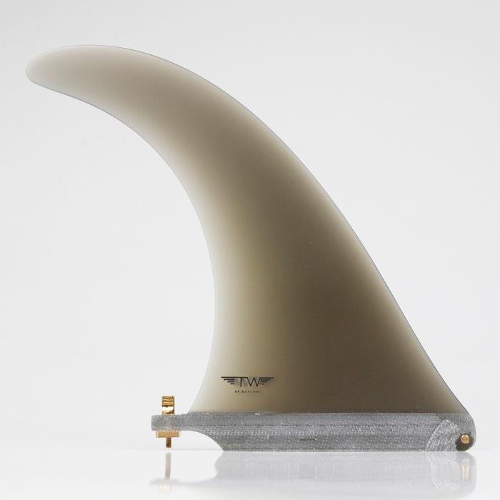 ロングボード センターフィン シングルフィン DEFLOW デフロウ デフロー TW TAPERED RAKE FIN 9.0” タイラー ...